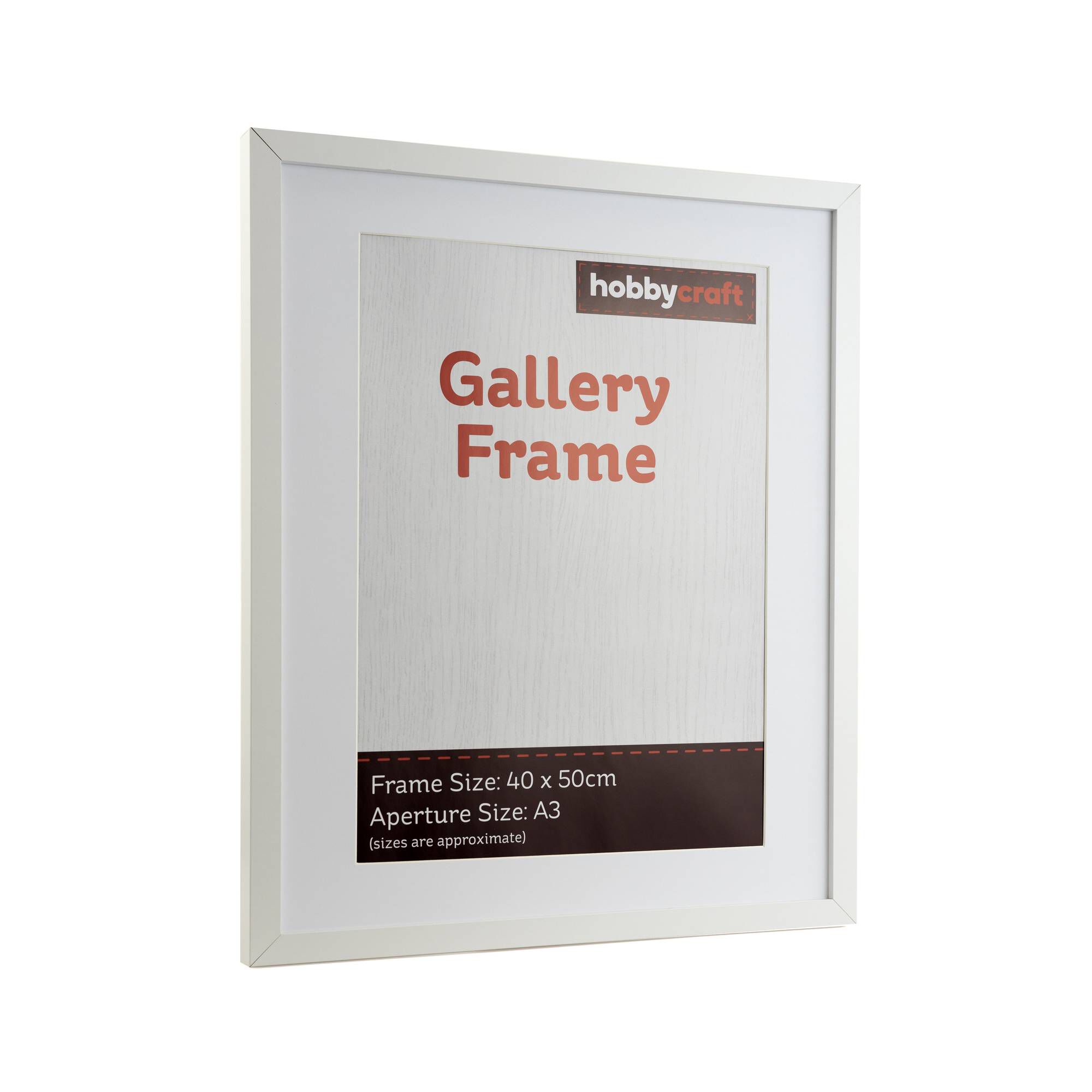White Gallery Frame 40cm x 50cm | Hobbycraft