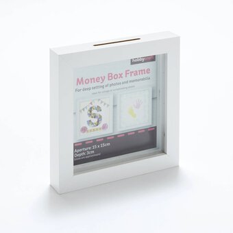 White Money Frame 15cm x 15cm | Hobbycraft