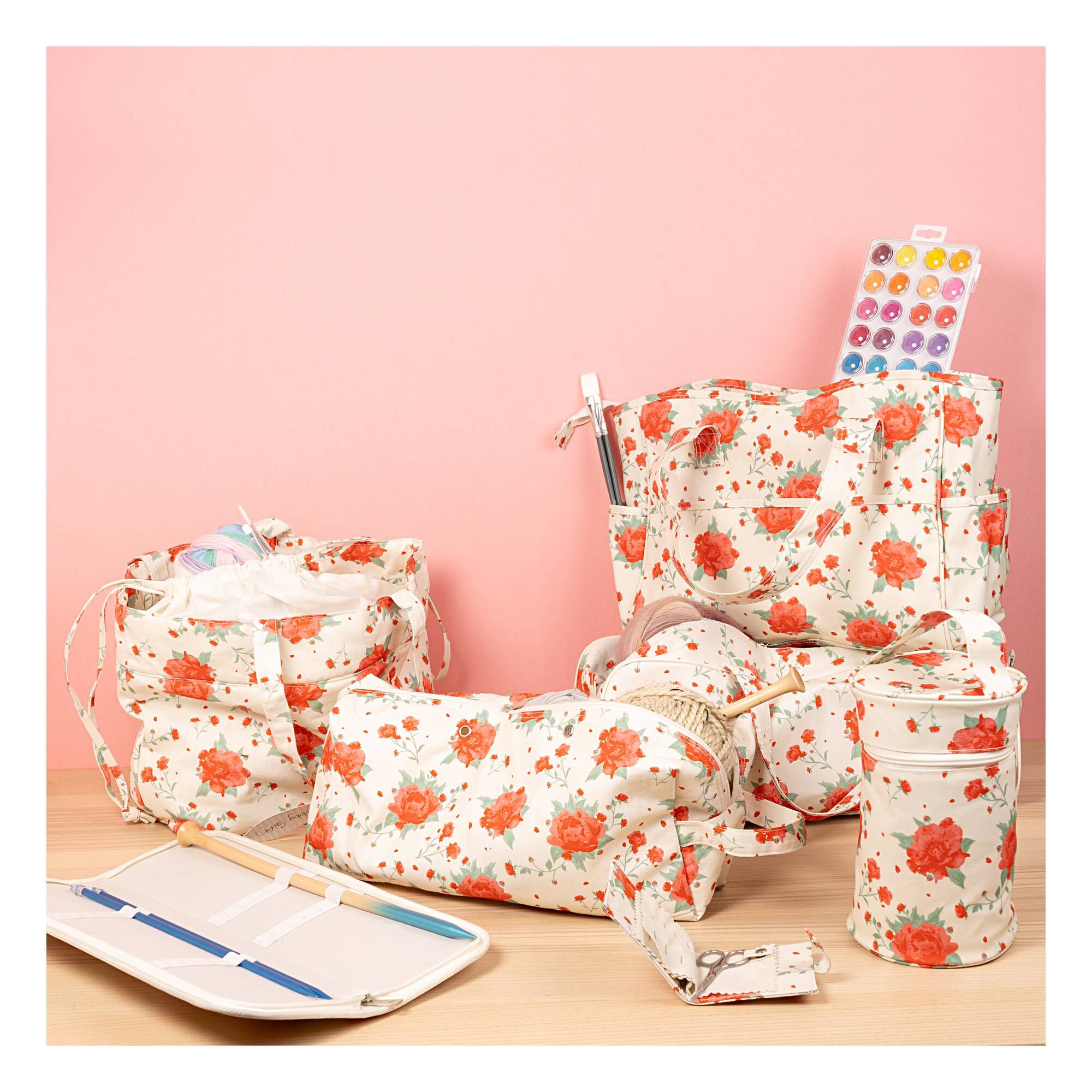 Vintage Floral Craft Bag | Hobbycraft