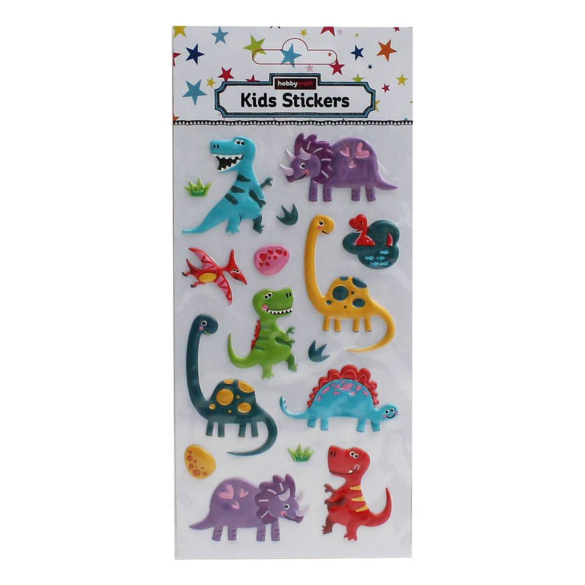 Dinosaur Puffy Stickers | Hobbycraft