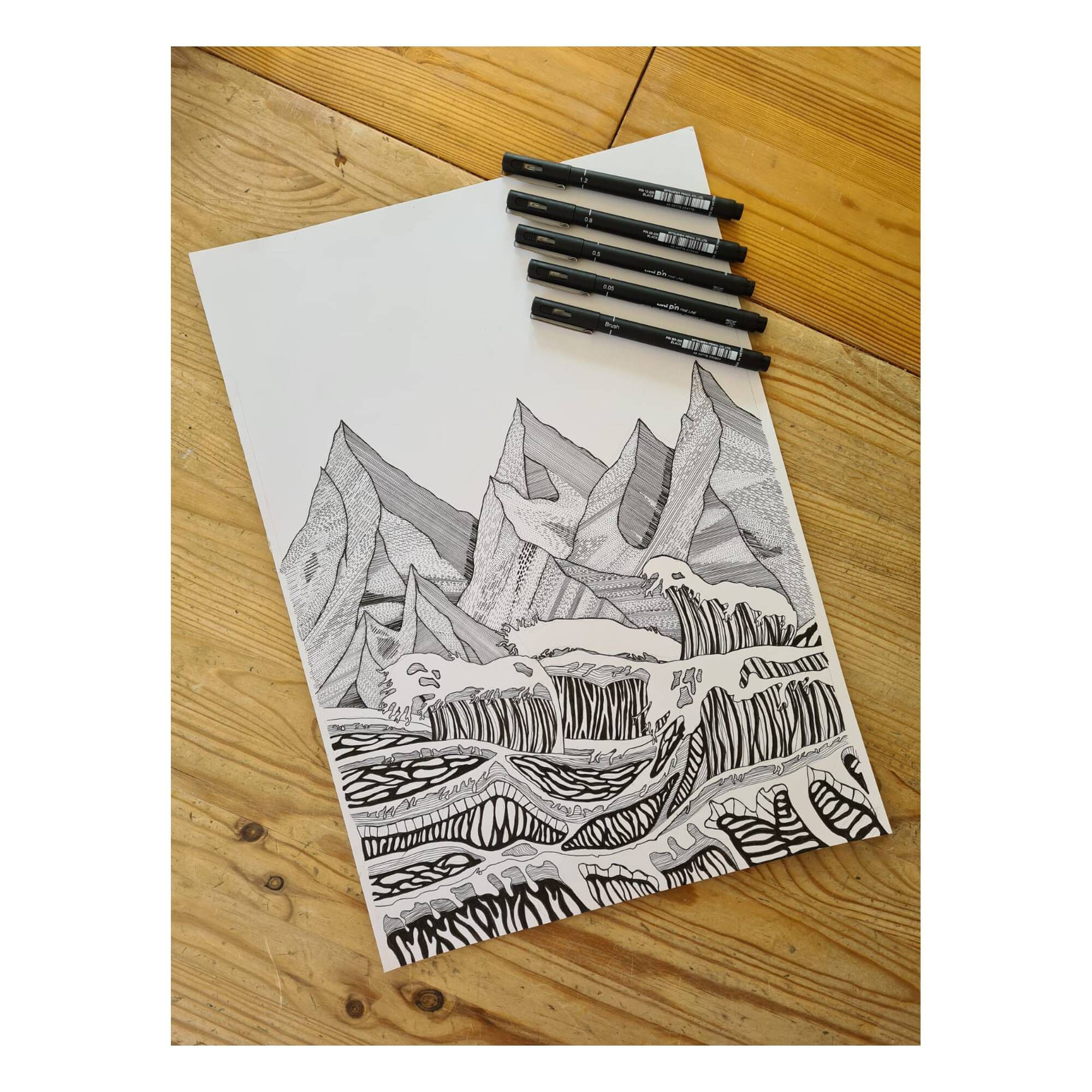 Uni-ball PIN Draw and Sketch Fineliners 8 Pack | Hobbycraft