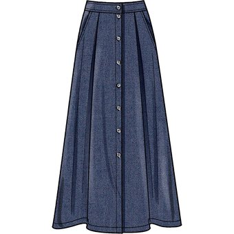 Simplicity Skirt in Three Lengths Sewing Pattern S9267 (16-24) | Hobbycraft