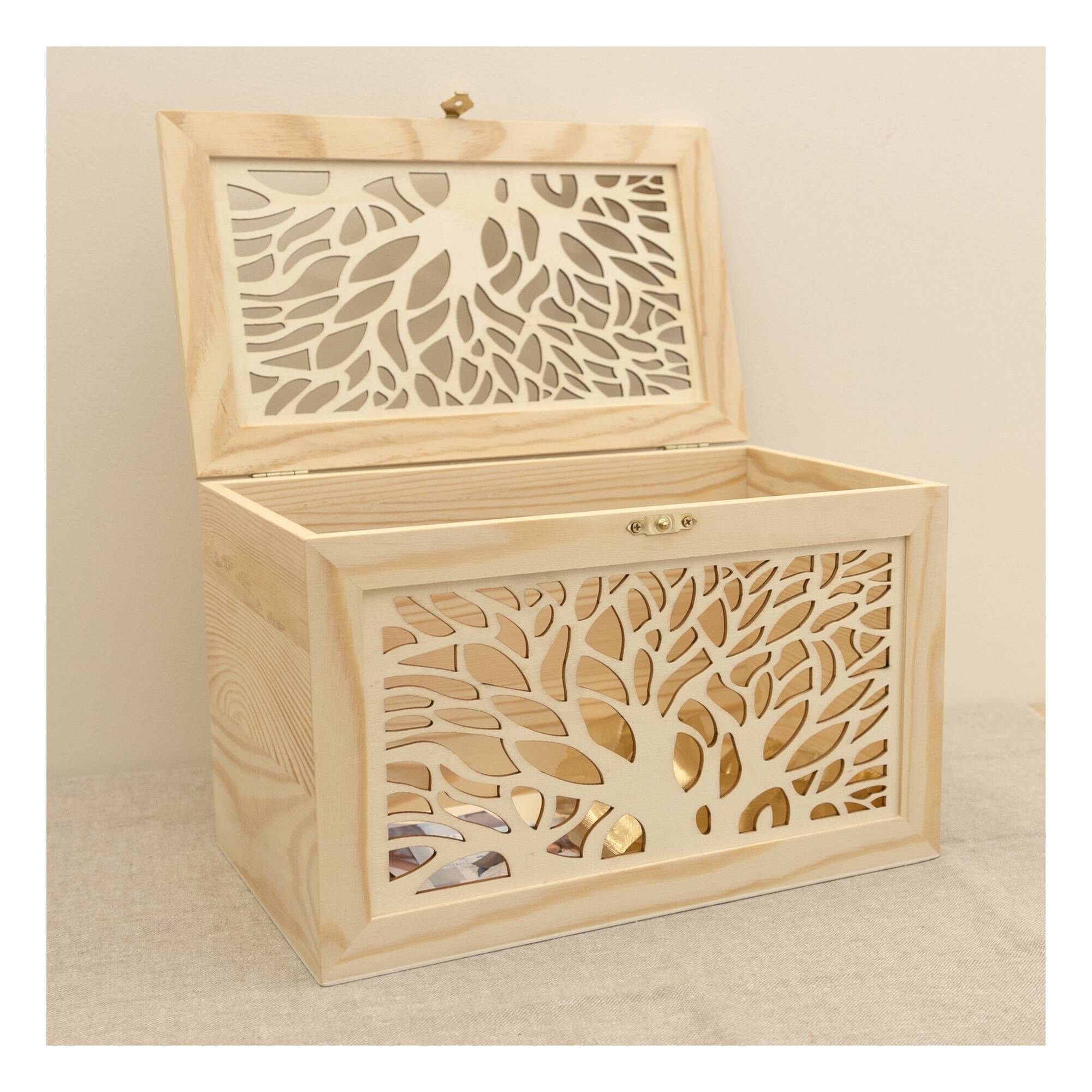 Tree of Life Wooden Box 27cm x 16cm x 17cm | Hobbycraft