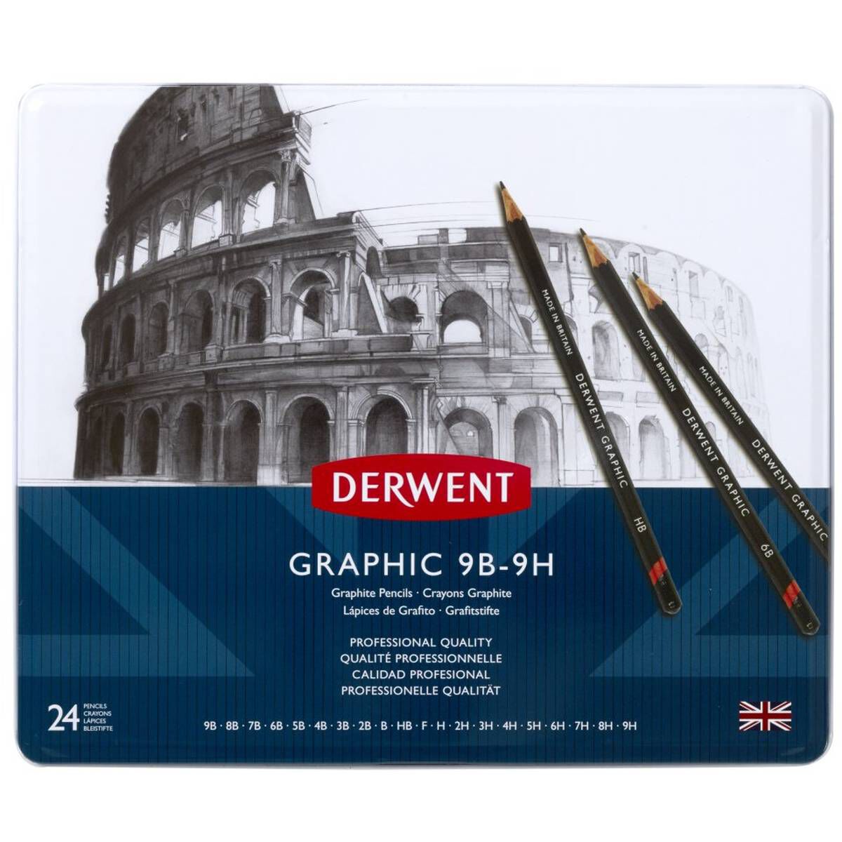 Derwent Graphic Pencil Set 24 Pieces | Hobbycraft