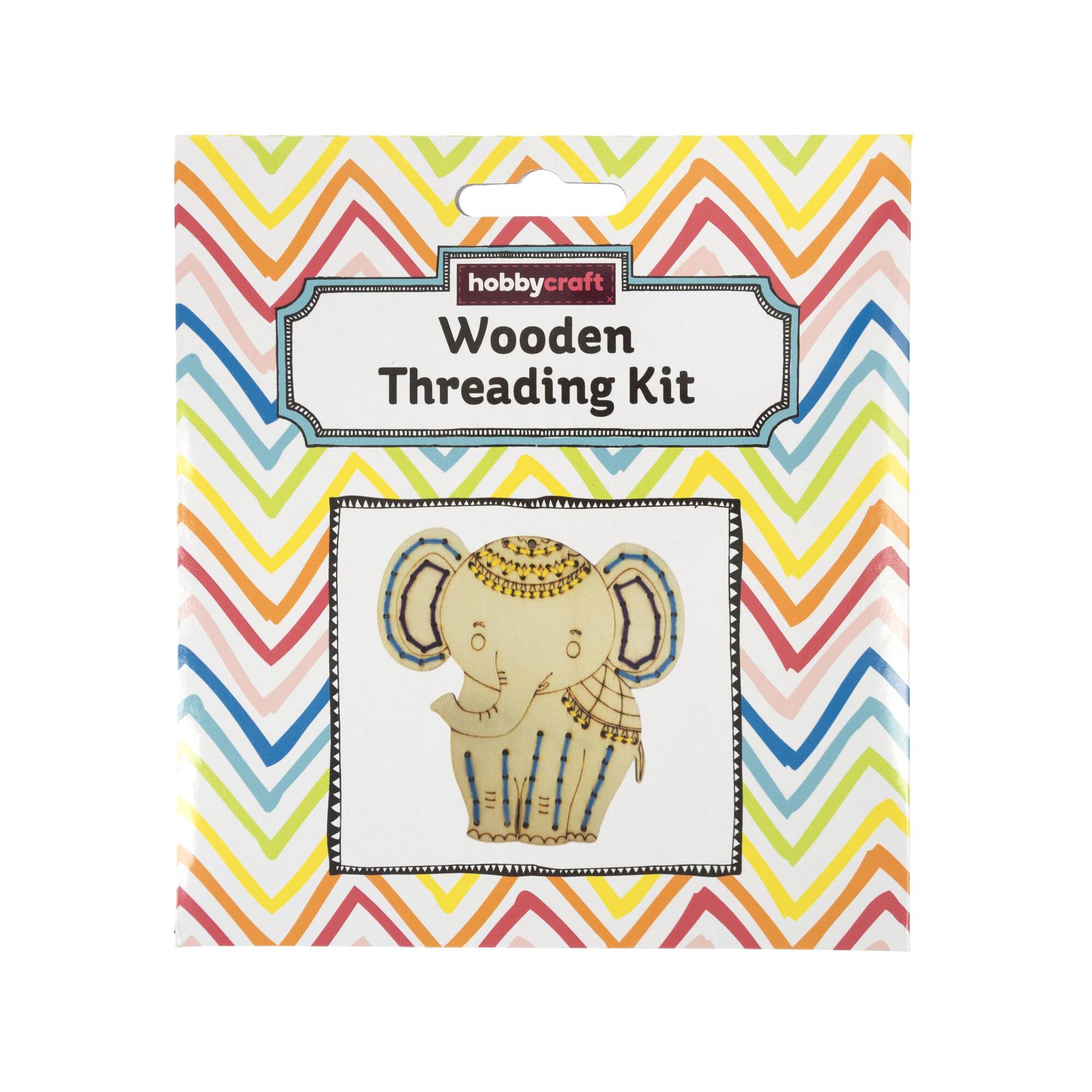 Elephant Wooden Threading Kit | Hobbycraft