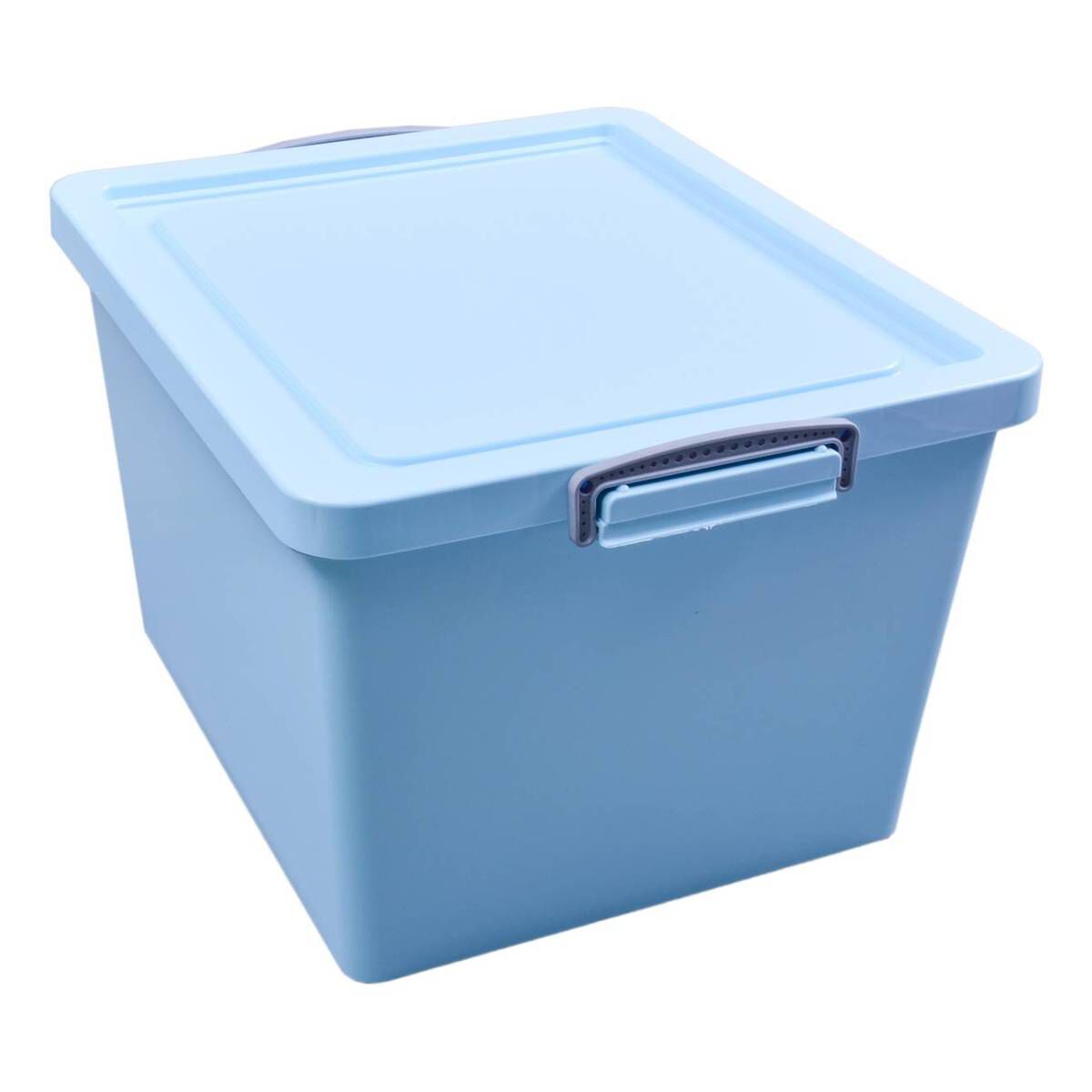 Really Useful Pastel Blue Plastic Storage Box 33.5 Litres | Hobbycraft