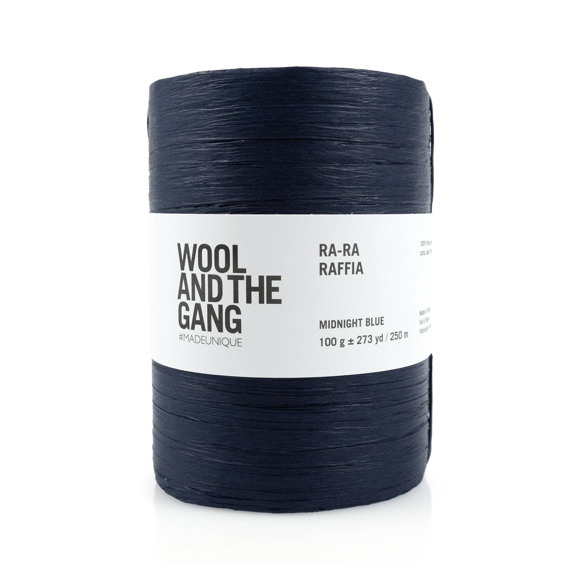 Wool and the Gang Midnight Blue Ra-Ra-Raffia 100g | Hobbycraft