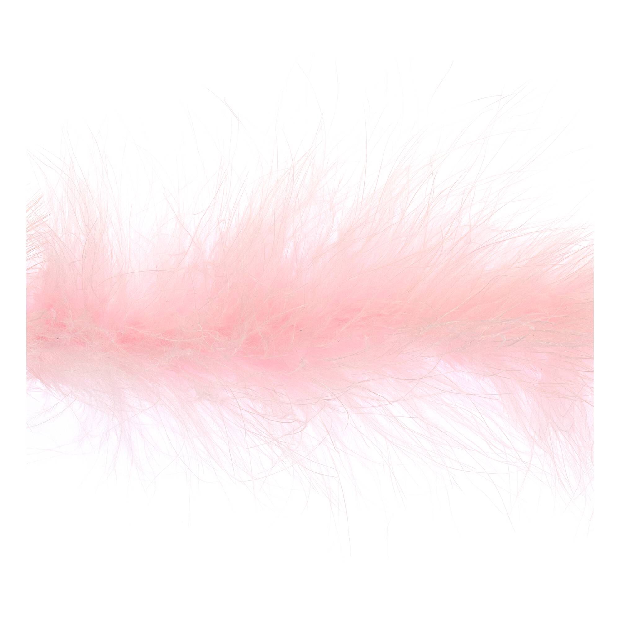 Light Pink Luxury Marabou Trim by the Metre | Hobbycraft