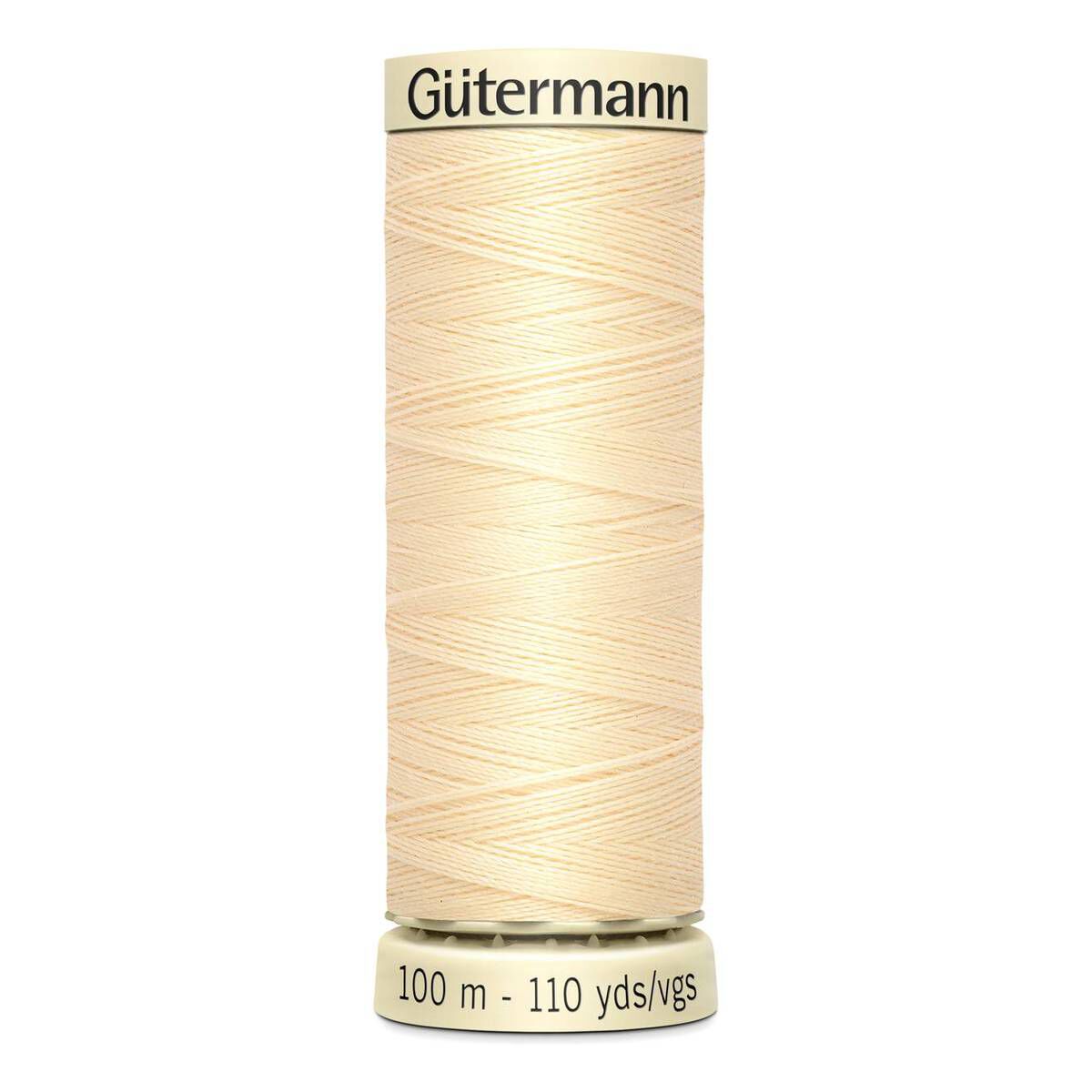 Gutermann Cream Sew All Thread 100m (610) | Hobbycraft