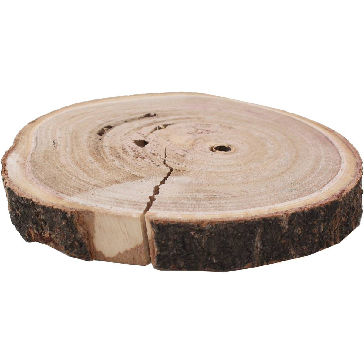 Round Wooden Slice 20cm | Hobbycraft