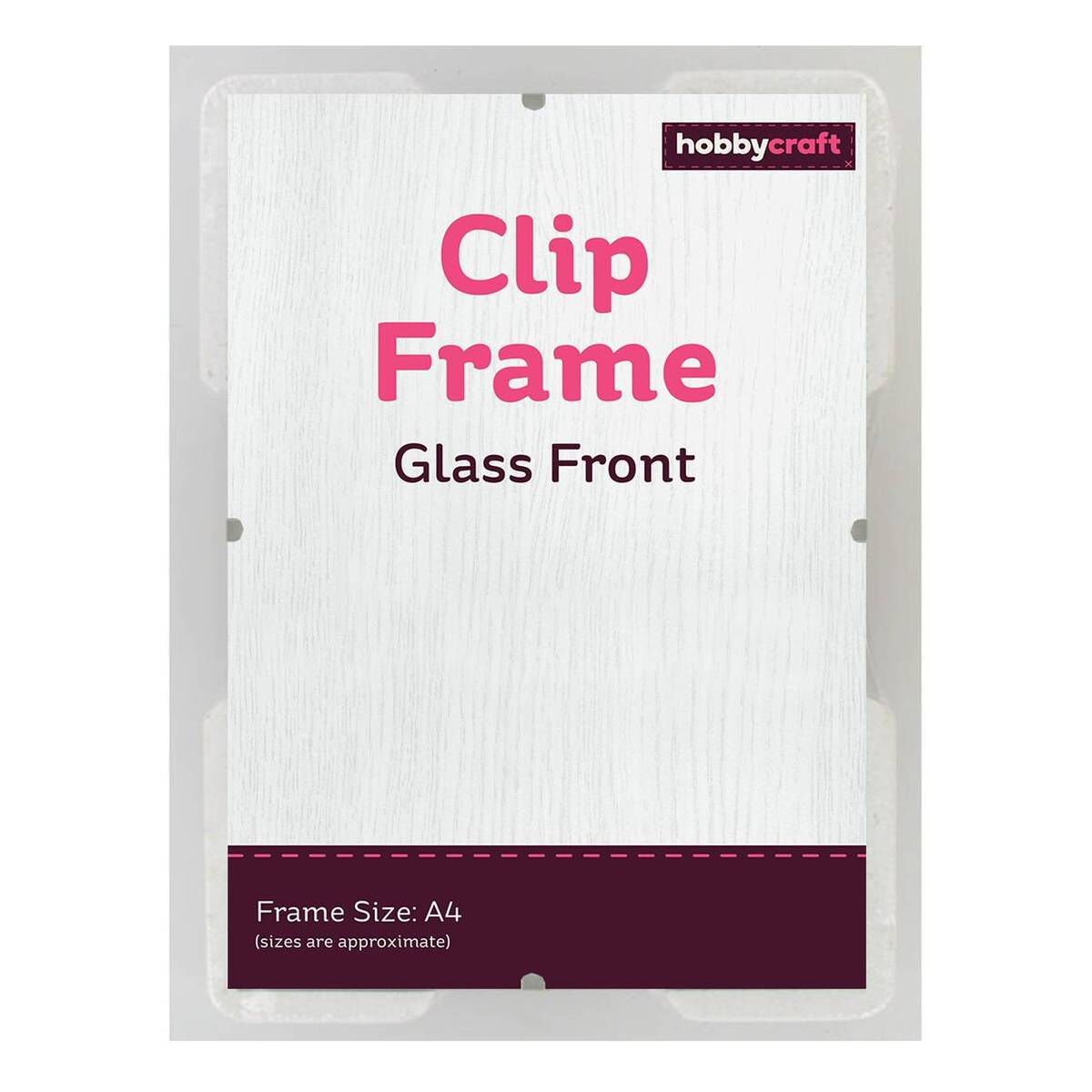 Glass Clip Frame A4 | Hobbycraft