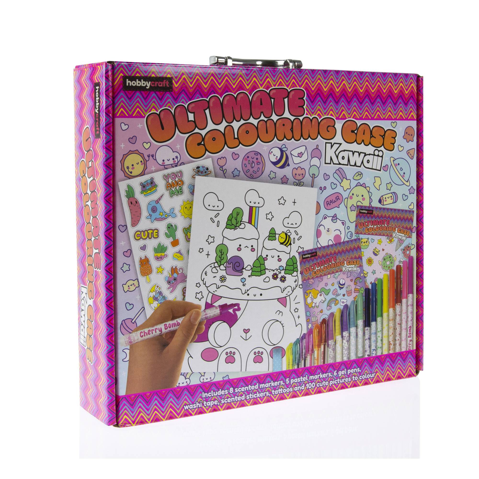 Ultimate Kawaii Colouring Case | Hobbycraft