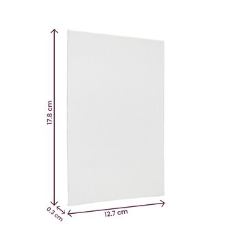 Canvas Panel 17.8cm x 12.7cm 3 Pack | Hobbycraft
