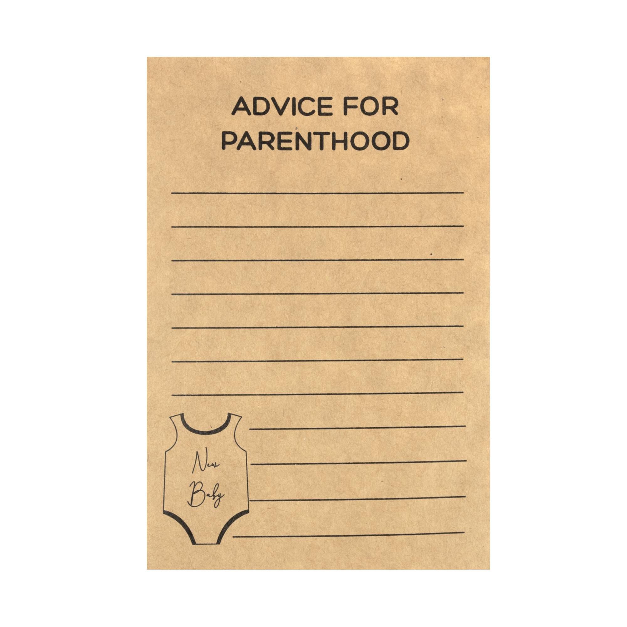 Kraft Advice for Parenthood Cards 40 Pack | Hobbycraft