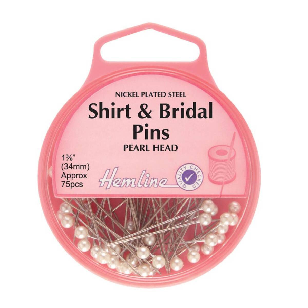 Hemline Shirt and Bridal Pins 75 Pack | Hobbycraft
