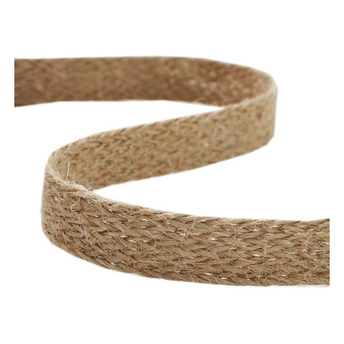 Natural Jute Ribbon 15mm x 2m | Hobbycraft