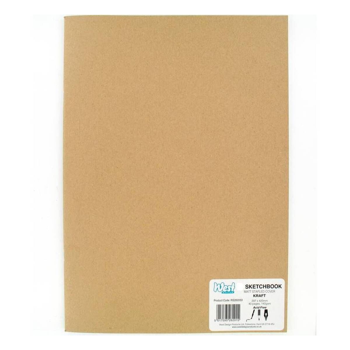 West Design Kraft Sketchbook A5 | Hobbycraft