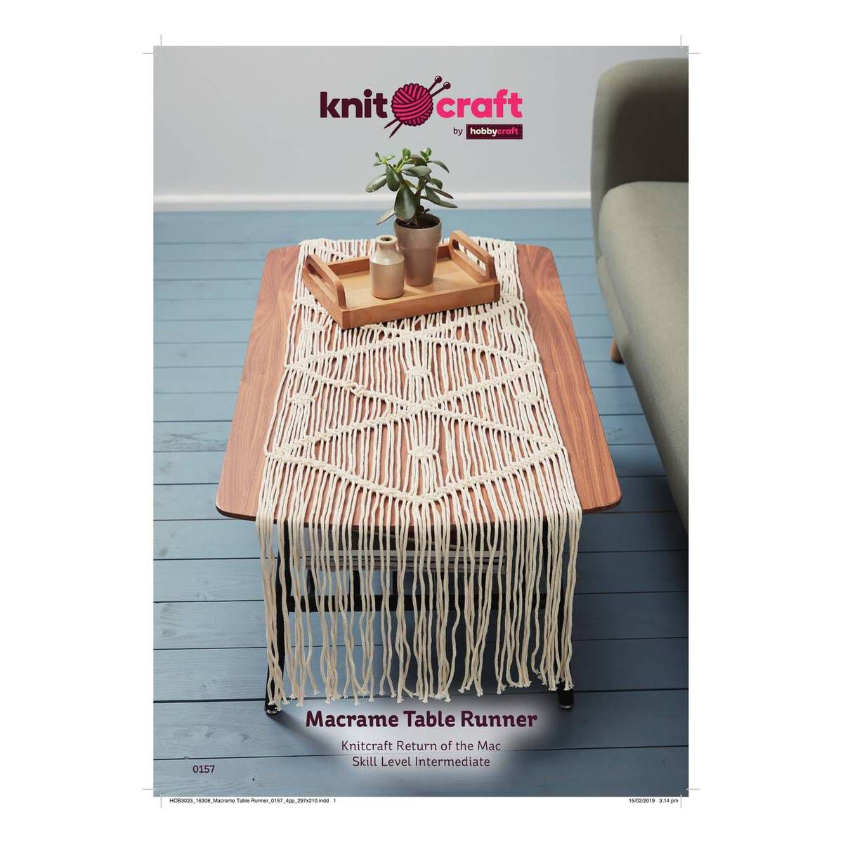 Knitcraft Macramé Table Runner Digital Pattern 0157 | Hobbycraft