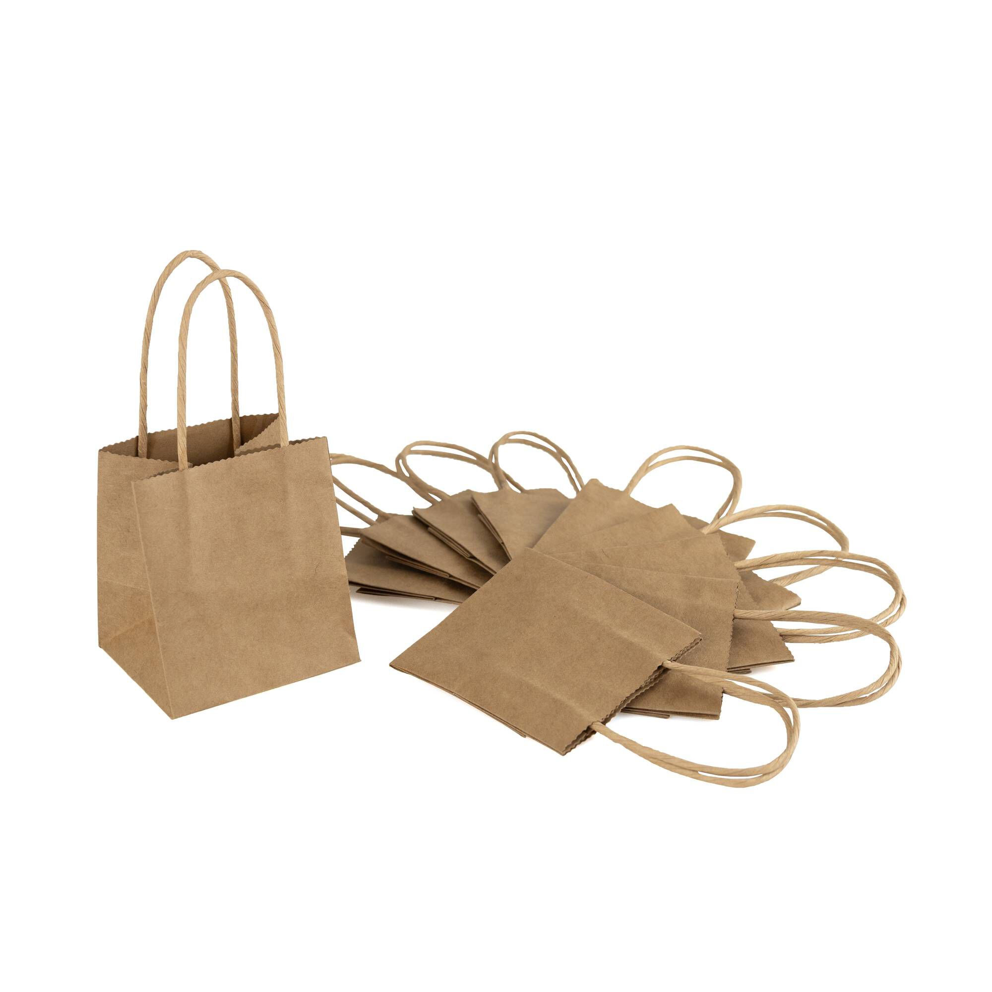 Kraft Favour Paper Bags 10cm x 9cm 10 Pack | Hobbycraft