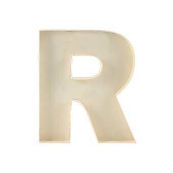Wooden Fillable Letter R 22cm | Hobbycraft