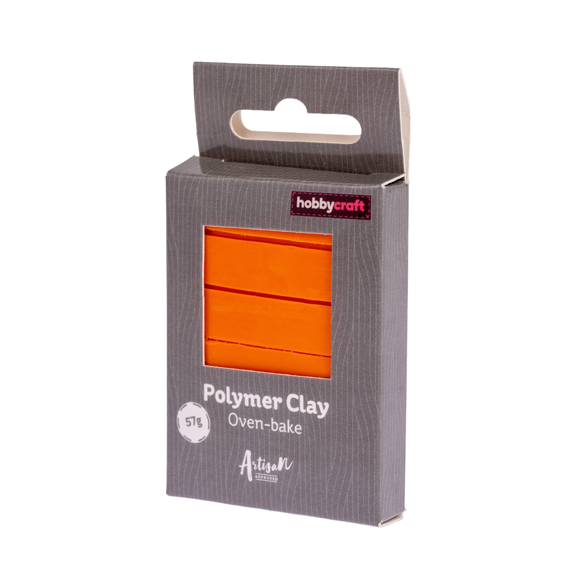 Orange Polymer Clay 57g | Hobbycraft