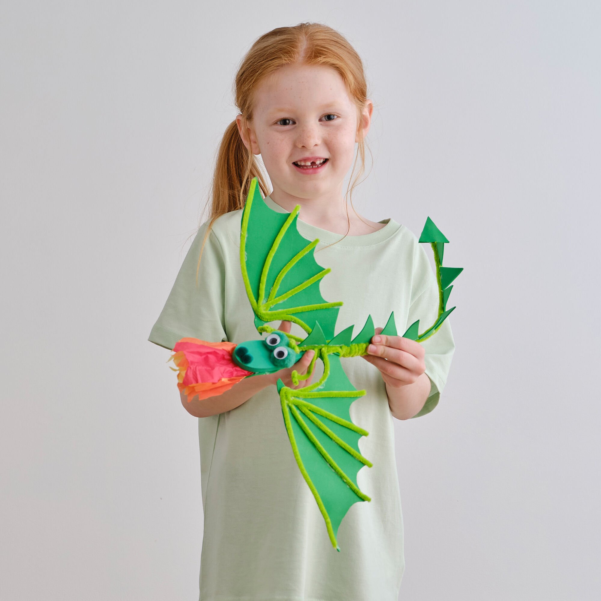 How to Make a Wooden Spoon Dragon Puppet | Hobbycraft