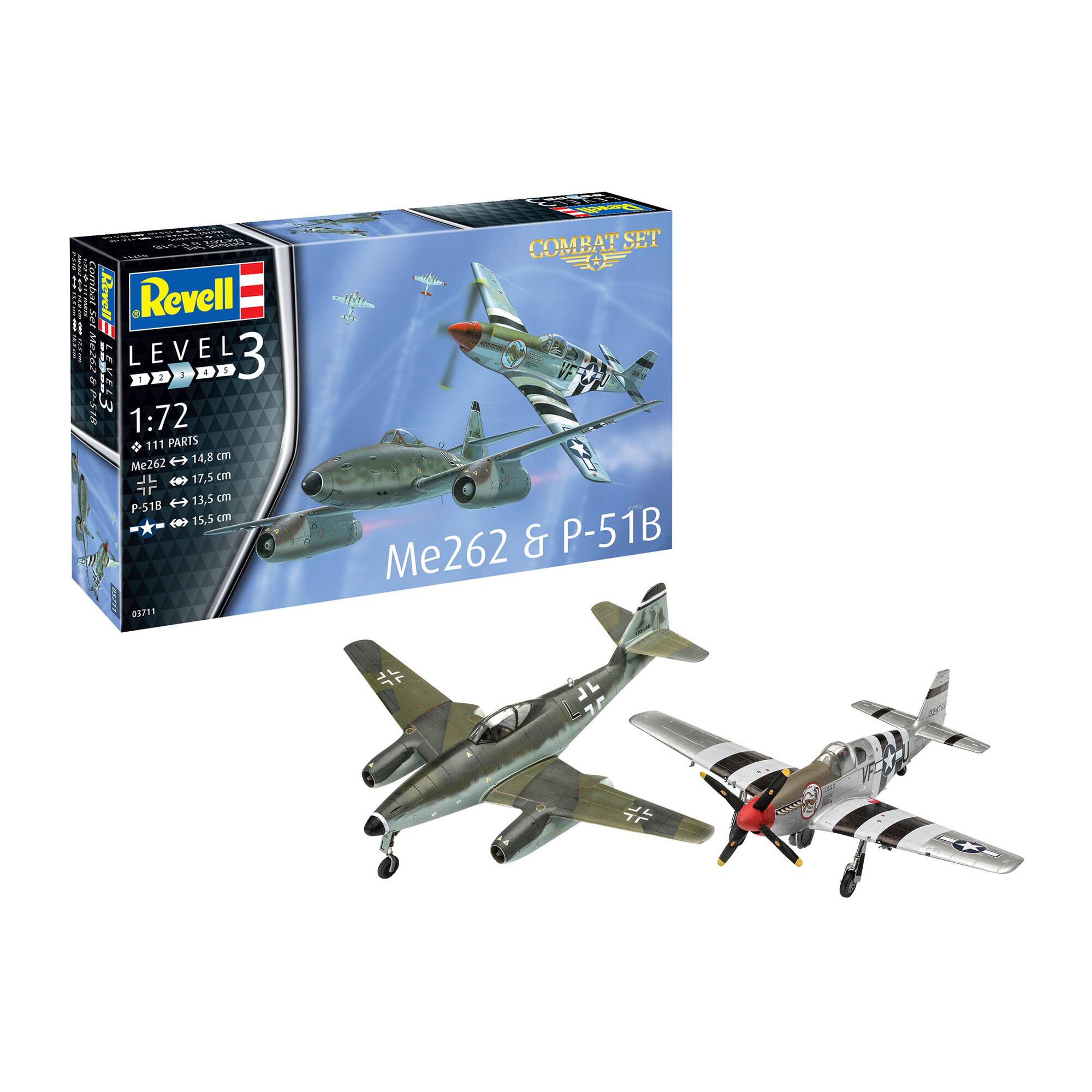 Revell Me262 and P-51B Model Kit 1:72 | Hobbycraft