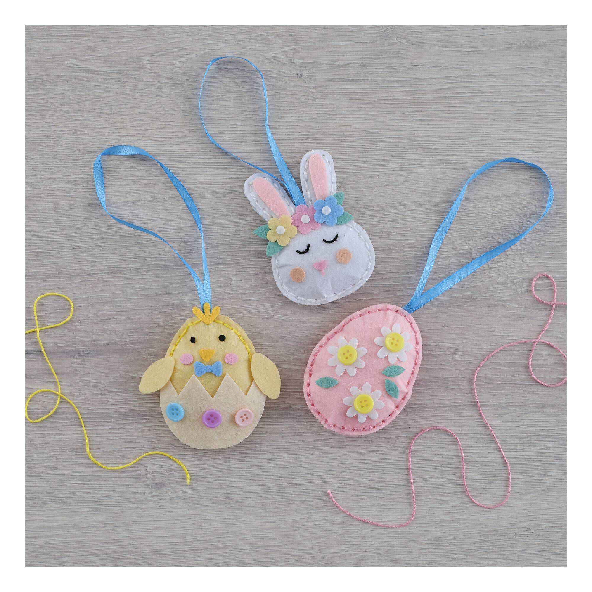 Make Your Own Felt Decorations Kit 3 Pack | Hobbycraft
