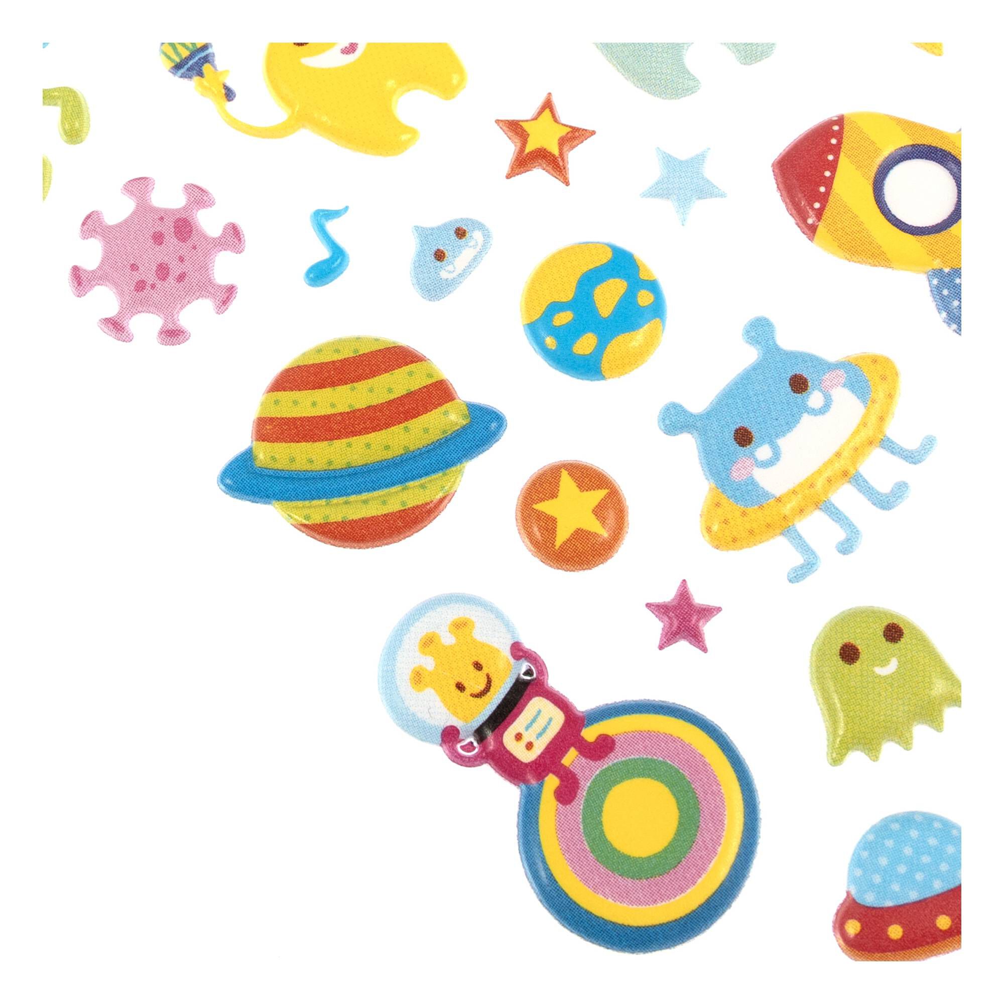Space Puffy Stickers | Hobbycraft