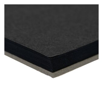 Shore & Marsh Black Paper Pad A4 50 Sheets | Hobbycraft