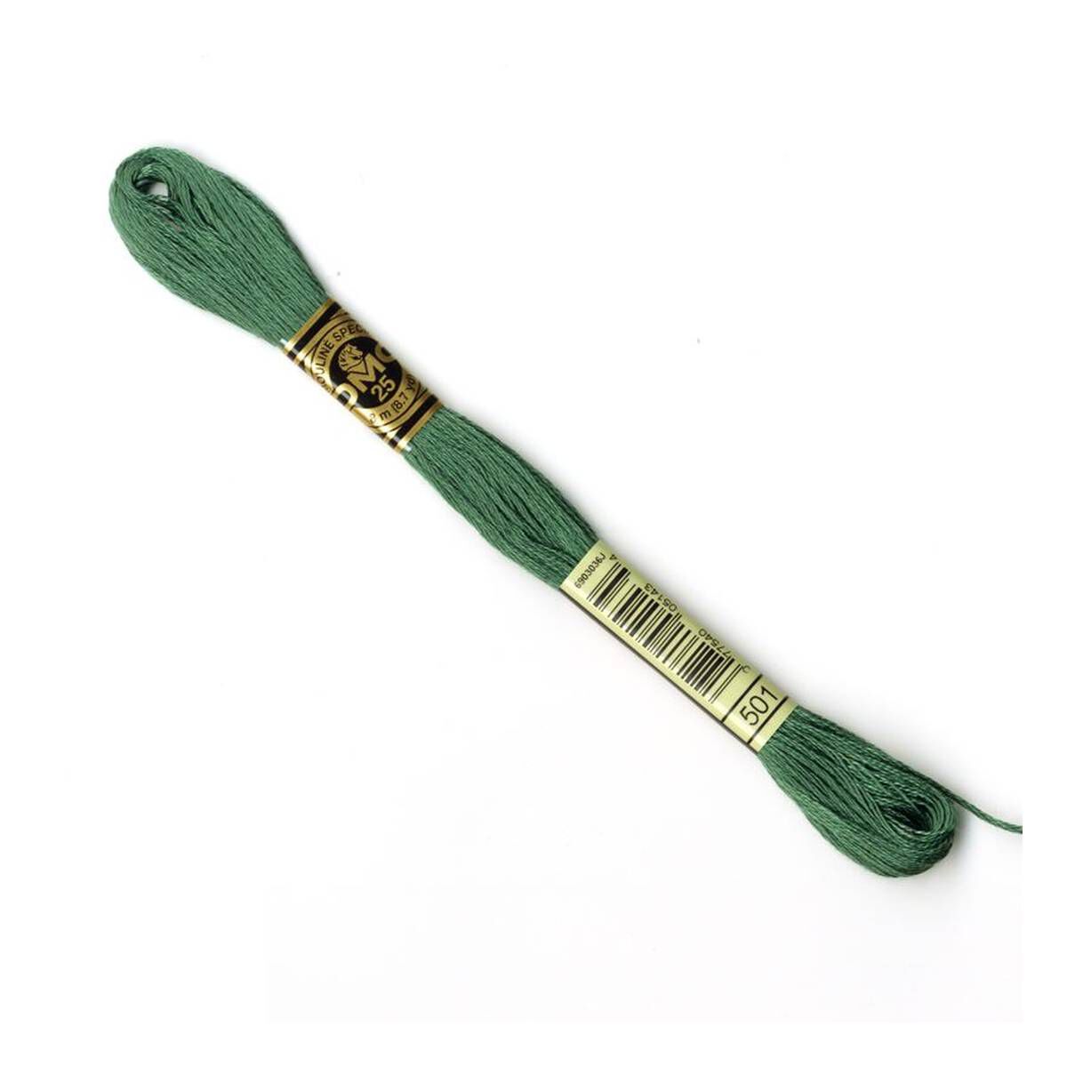 DMC Green Mouline Special 25 Cotton Thread 8m (501) | Hobbycraft