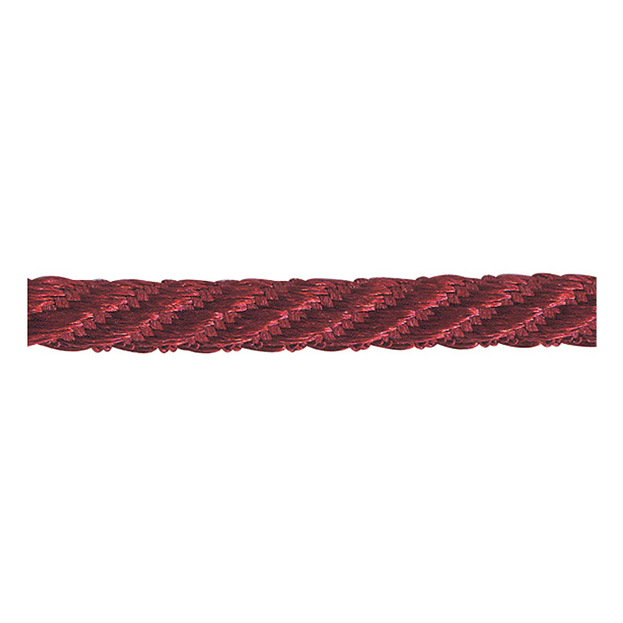 Berisfords Burgundy Barley Twist Rope by the Metre | Hobbycraft