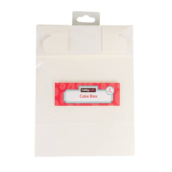 White Cake Box 8 Inches | Hobbycraft