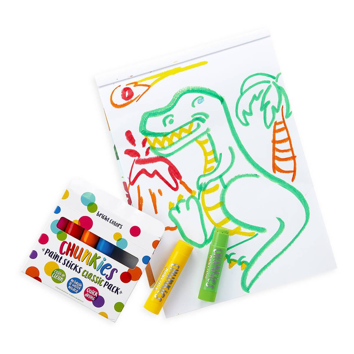 Chunkies Classic Paint Sticks 6 Pack | Hobbycraft