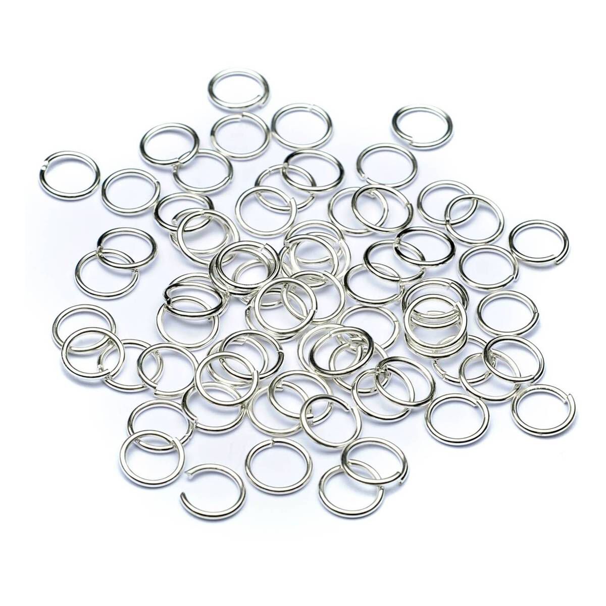 Beads Unlimited Silver Plated Jump Rings 7mm 120 Pack | Hobbycraft