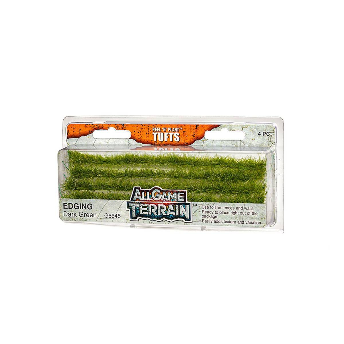 Woodland Scenics Dark Green Grass Edging 4 Pieces | Hobbycraft