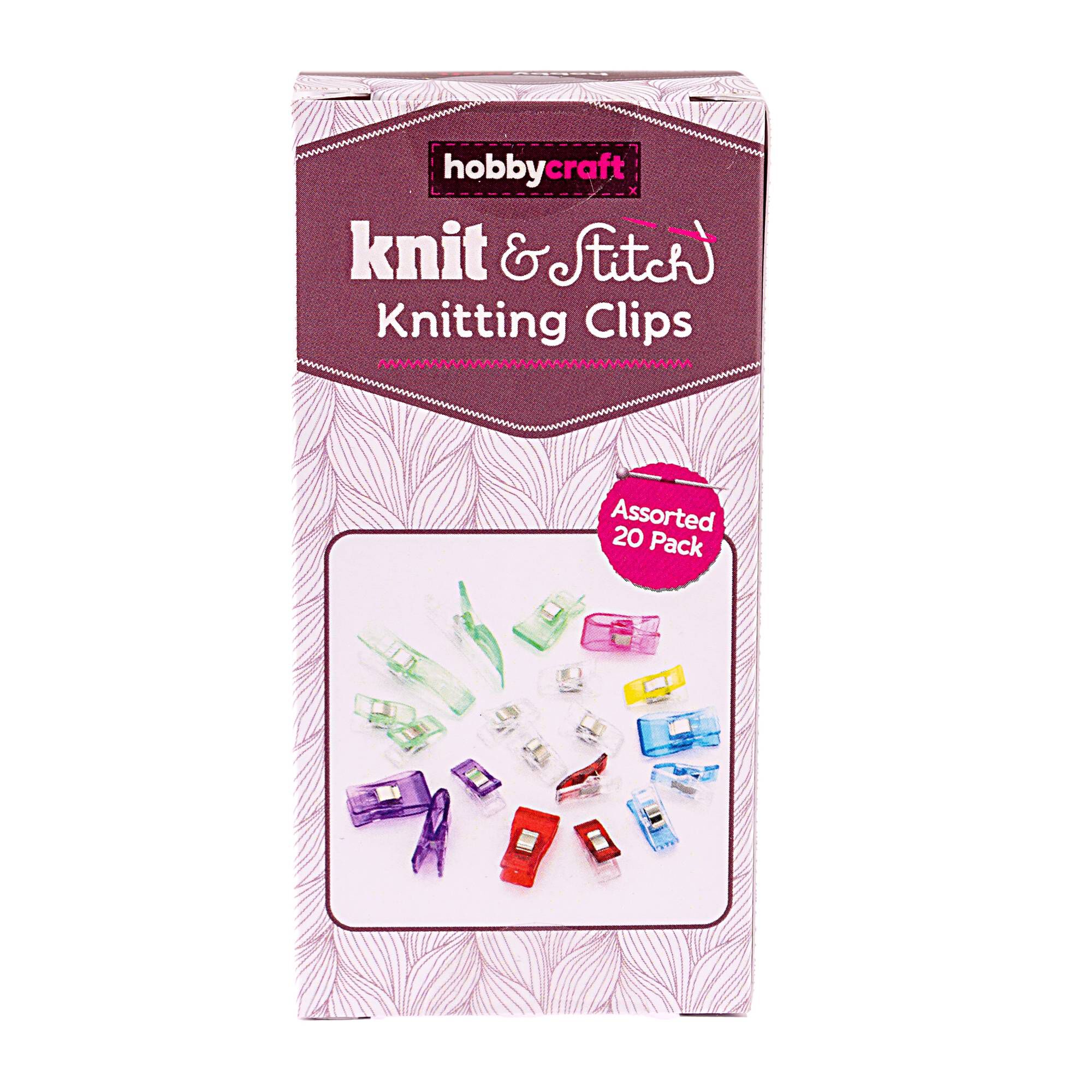 Knitting Clips 20 Pack | Hobbycraft