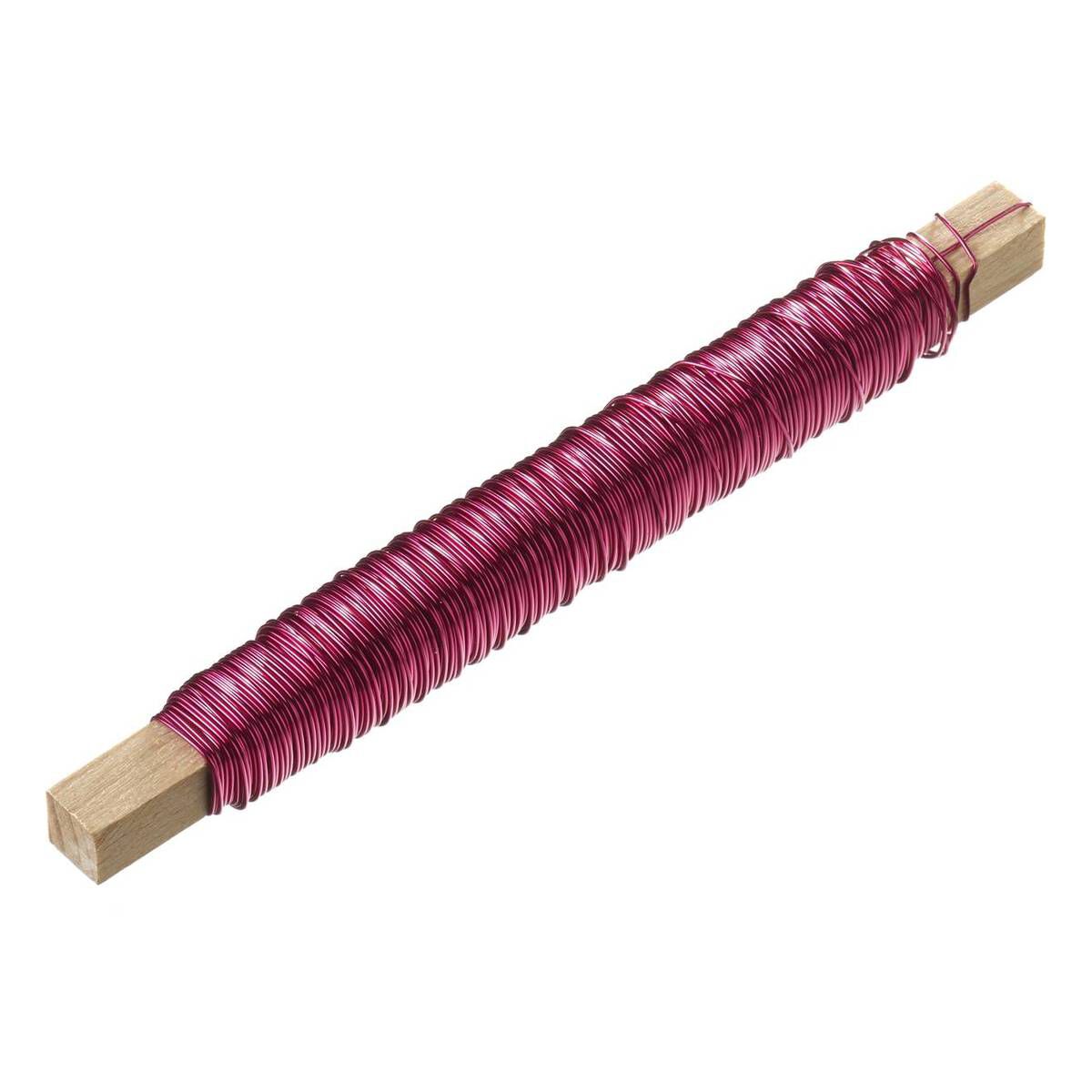 Oasis Pink Metallic Wire Stick 50g | Hobbycraft