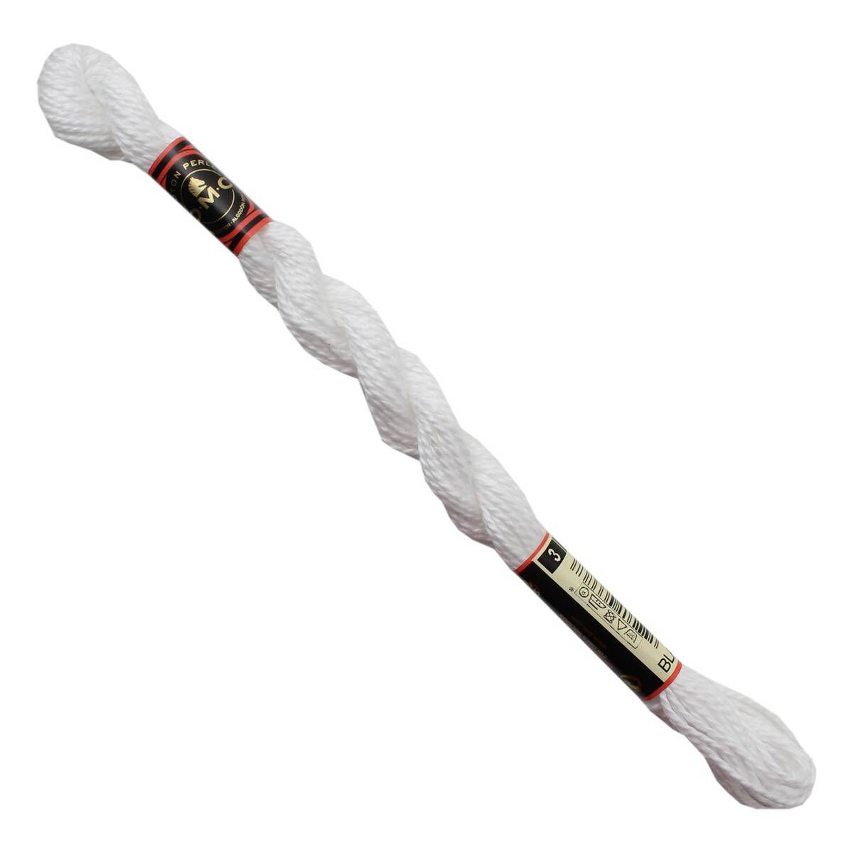 DMC White Pearl Cotton Thread Size 3 15m (Blanc) | Hobbycraft