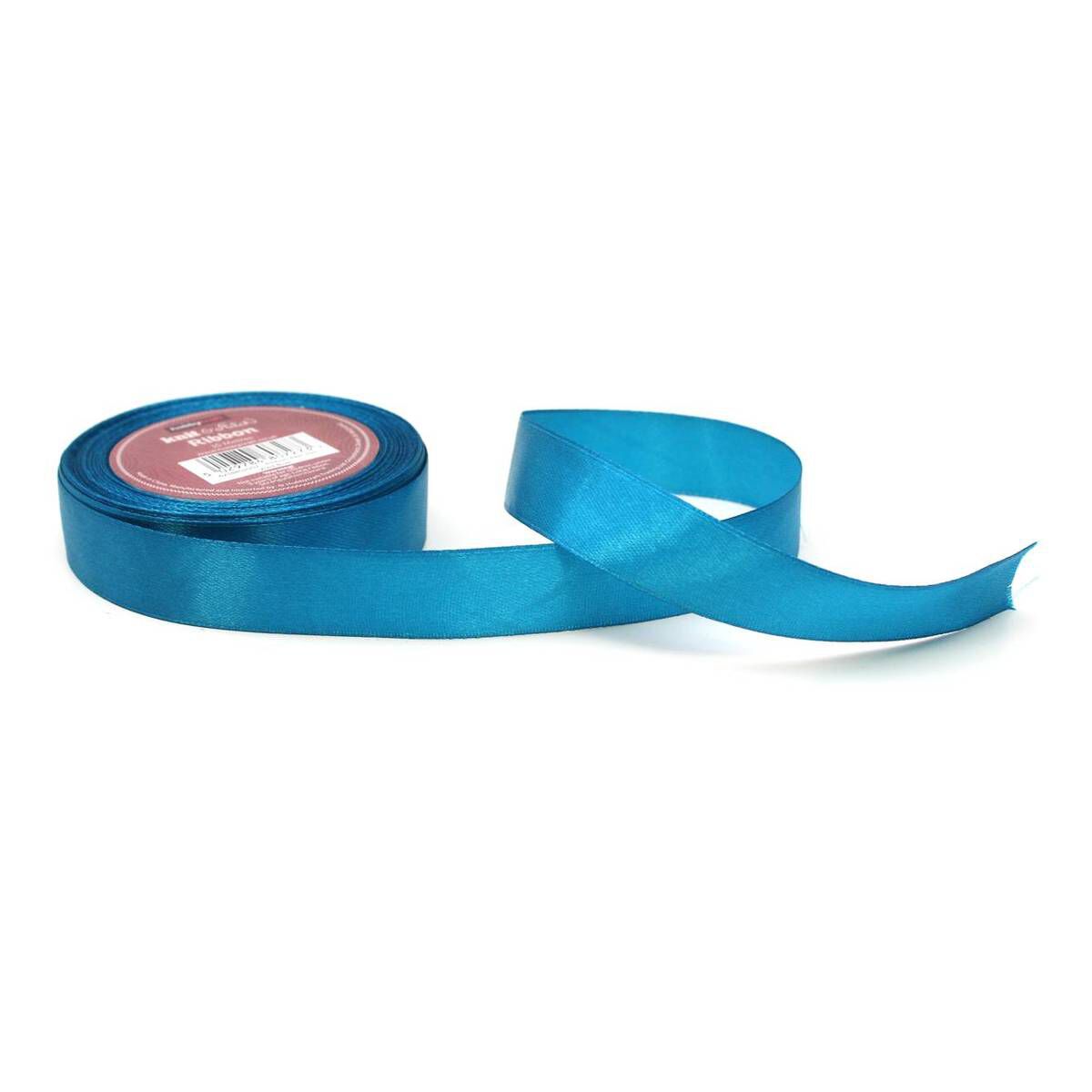 Vivid Blue Satin Ribbon 20 mm x 15 m | Hobbycraft