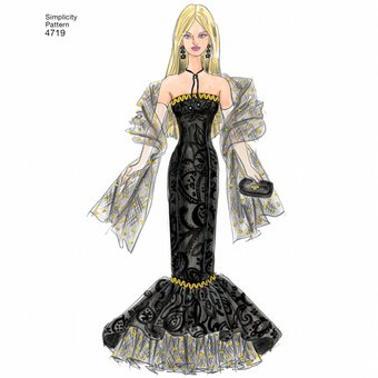 Simplicity Doll Clothing Sewing Pattern 4719 | Hobbycraft