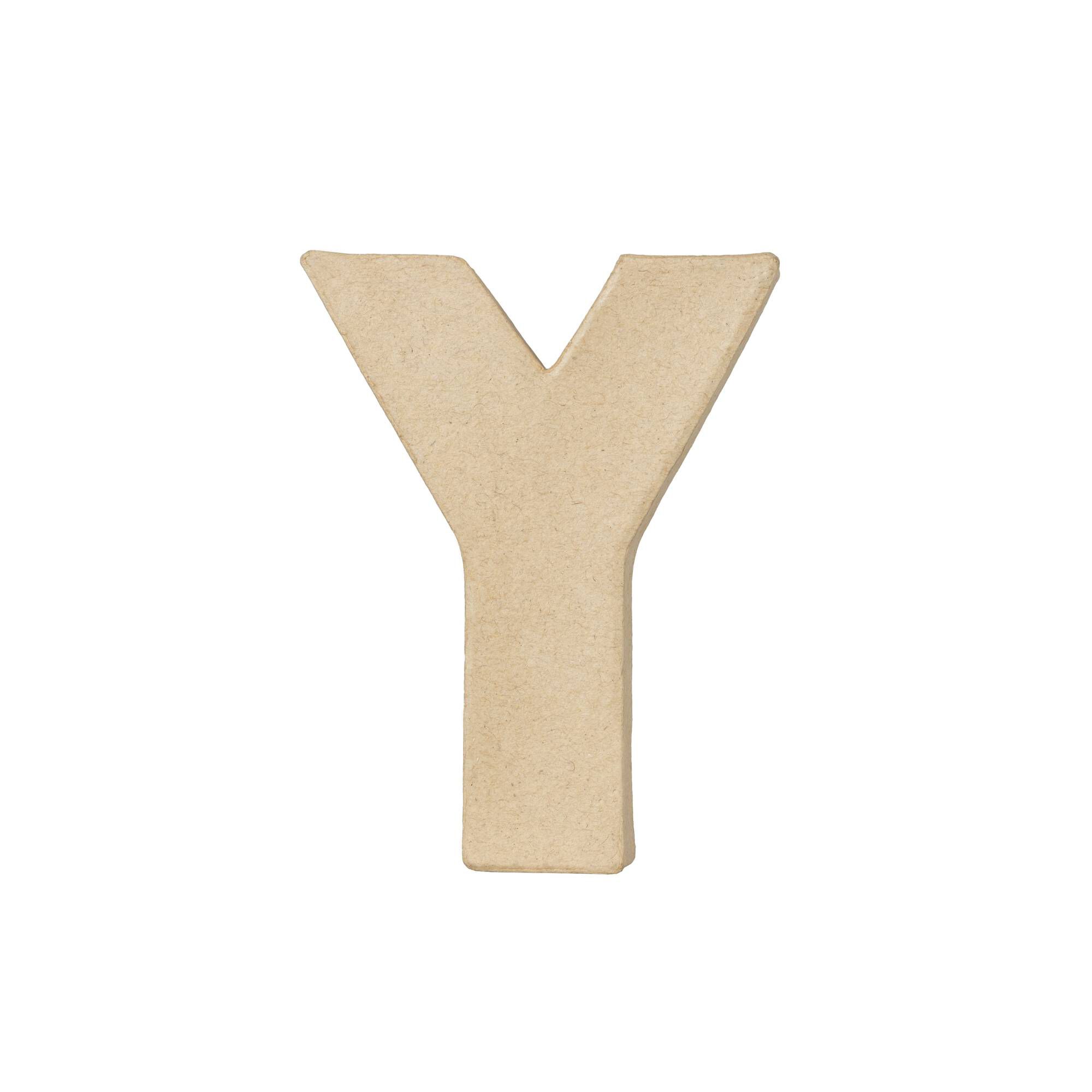Mini Mache Letter Y 10cm | Hobbycraft
