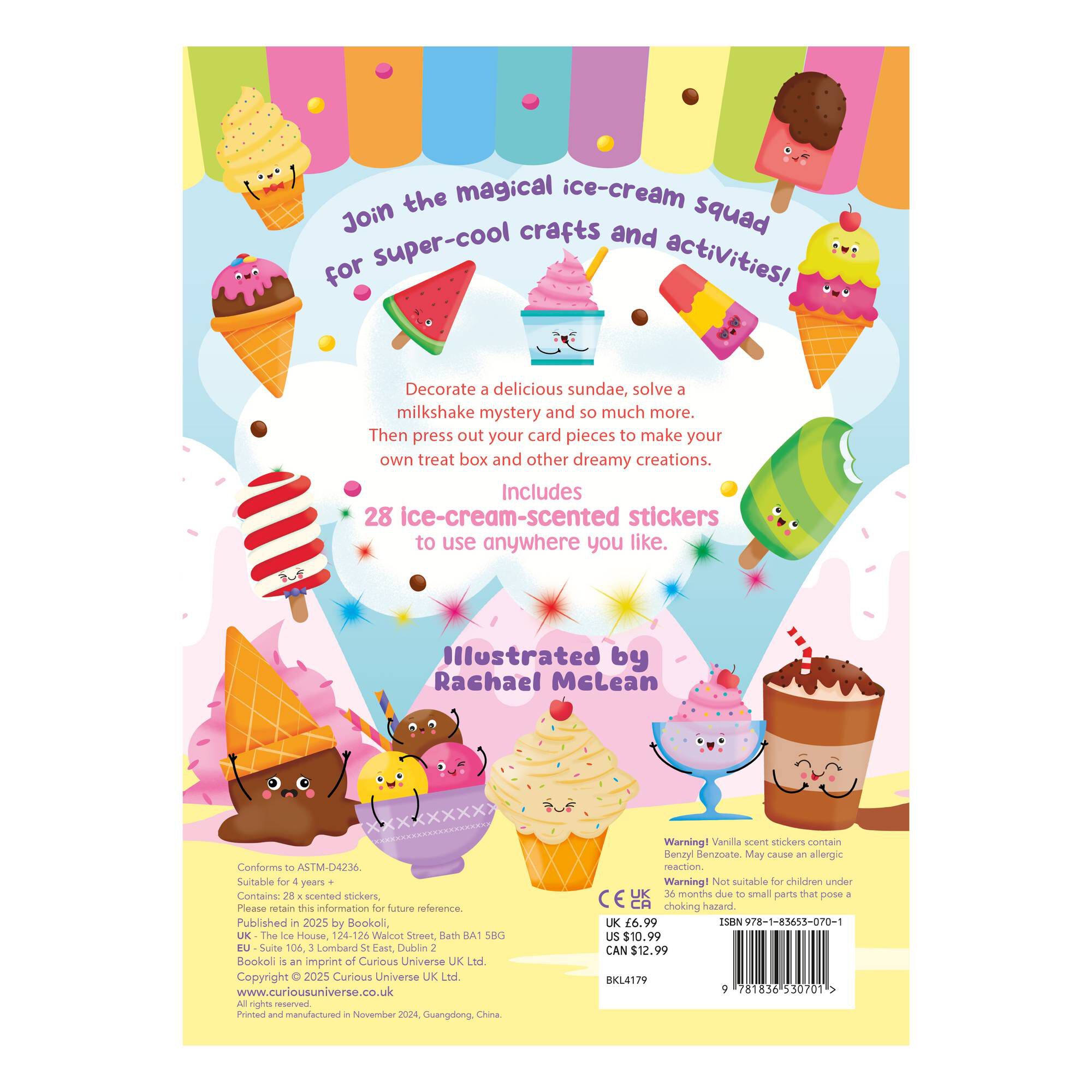 Ice Cream Surprise Activity Book | Hobbycraft