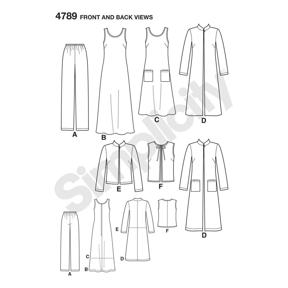 Simplicity Women's Separates 10 to 18 Sewing Pattern 4789 | Hobbycraft