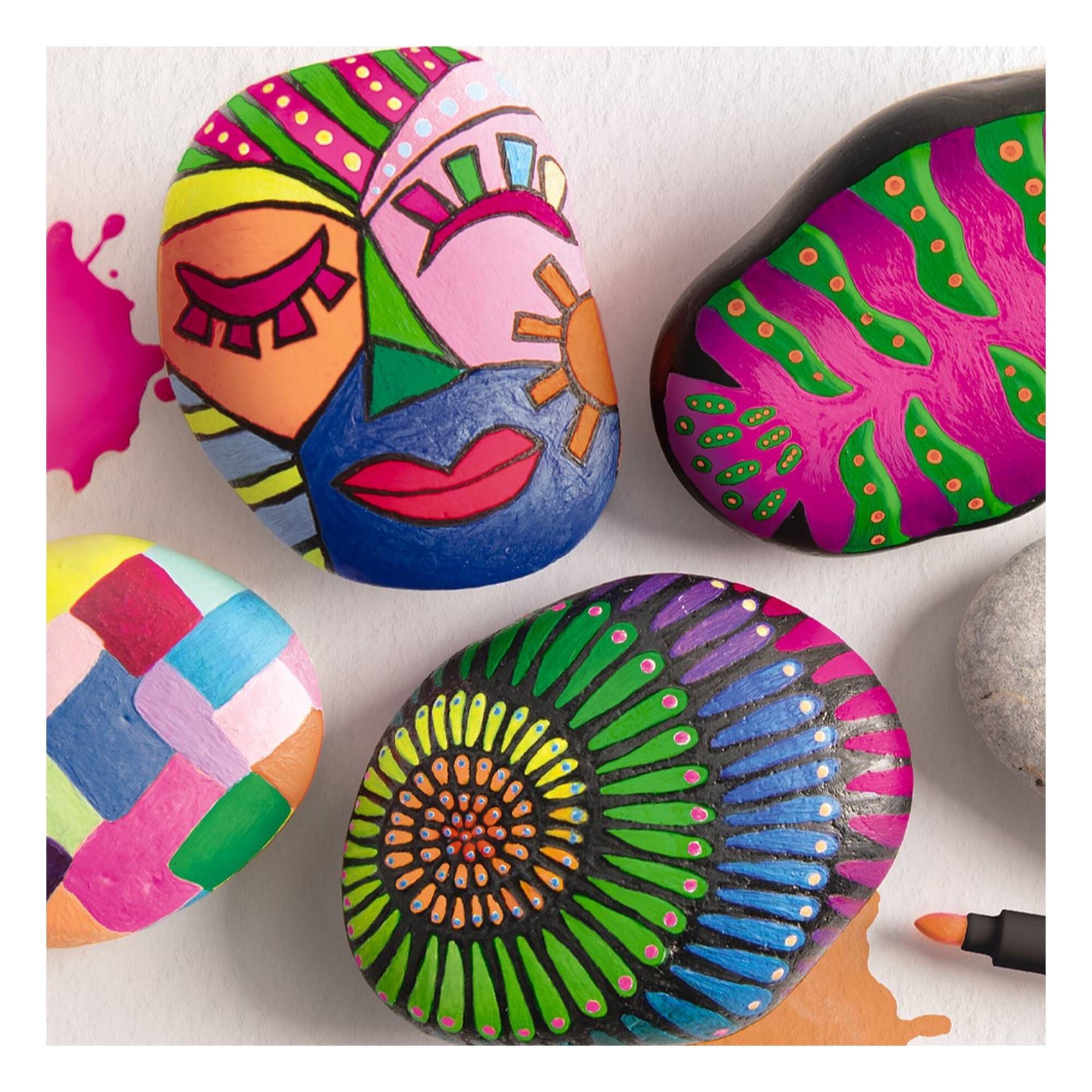 Neon Rock Art Kit | Hobbycraft