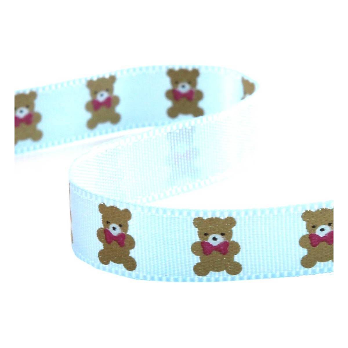 Teddy Bear Satin Ribbon 9mm x 3.5m | Hobbycraft