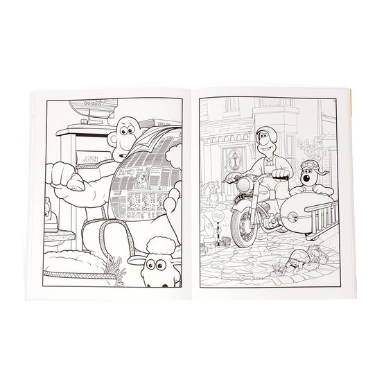 wallace and gromit coloring sheet