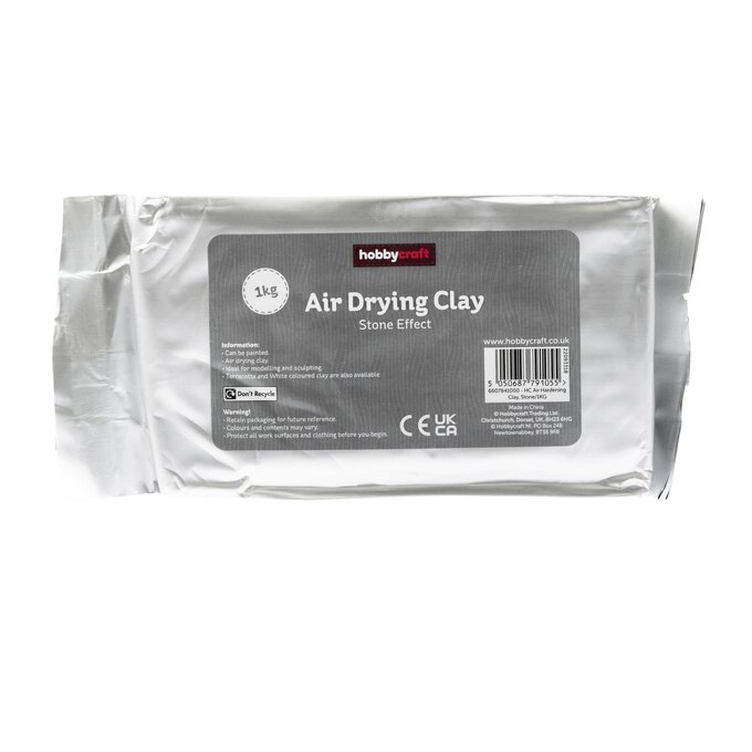 Stone Effect Air Drying Clay 1kg | Hobbycraft