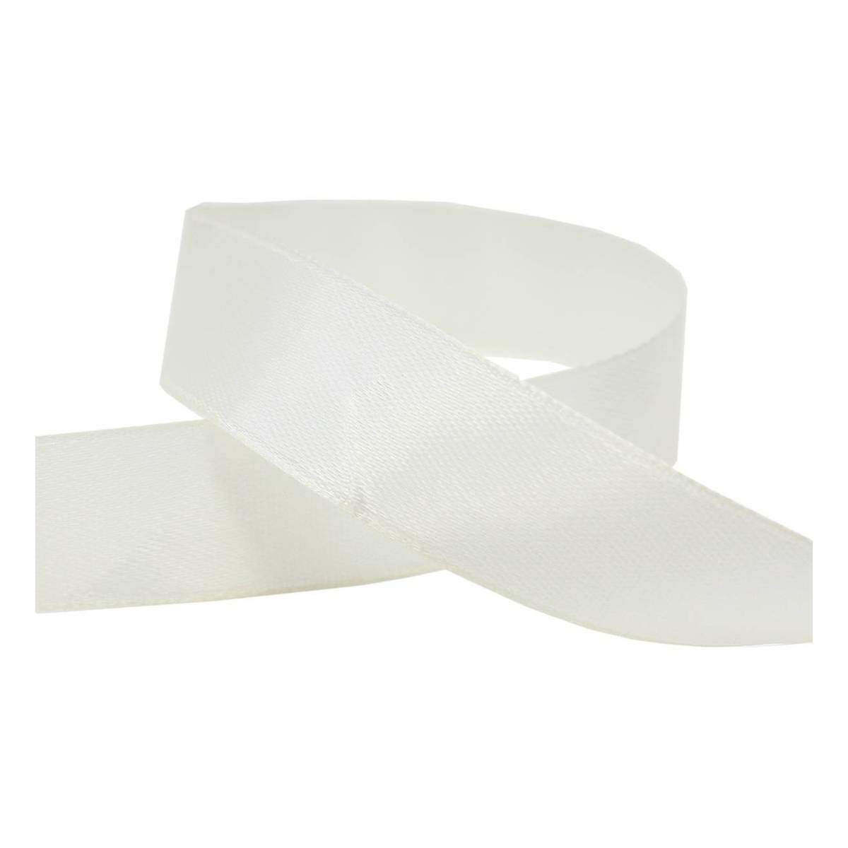 Cream Satin Ribbon 20 mm x 15 m | Hobbycraft
