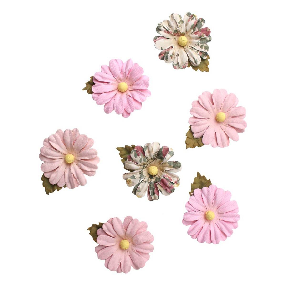 Pearl Pink Valerie Paper Flowers 14 Pack | Hobbycraft